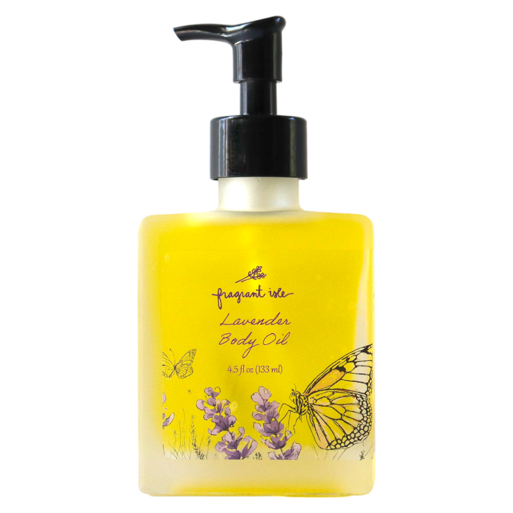 Lavender Body Oil - 4.5 oz – Fragrant Isle Lavender Farm & Shop Lavender Body Oil - 4.5 oz – Fragrant Isle Lavender Farm & Shop