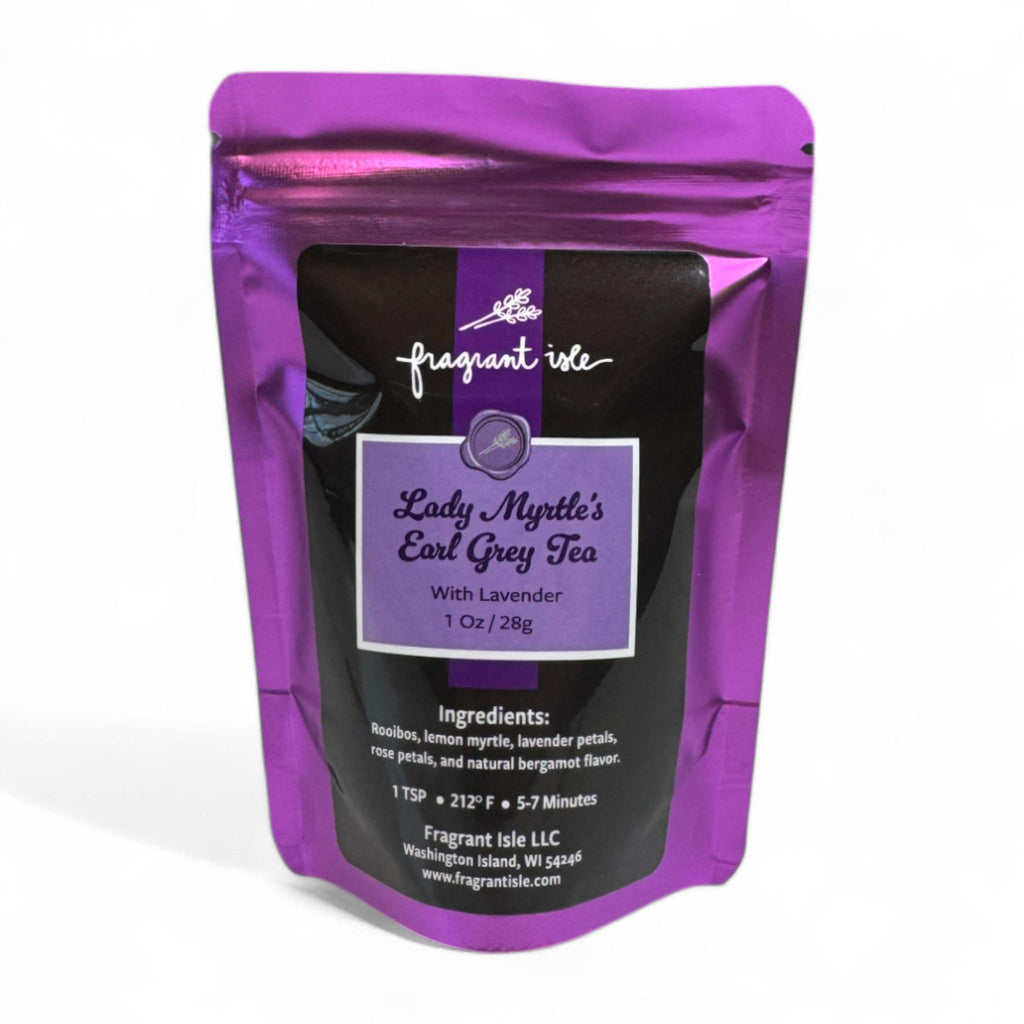 Lady Myrtle Earl Grey Tea - 1 oz – Fragrant Isle Lavender Farm & Shop