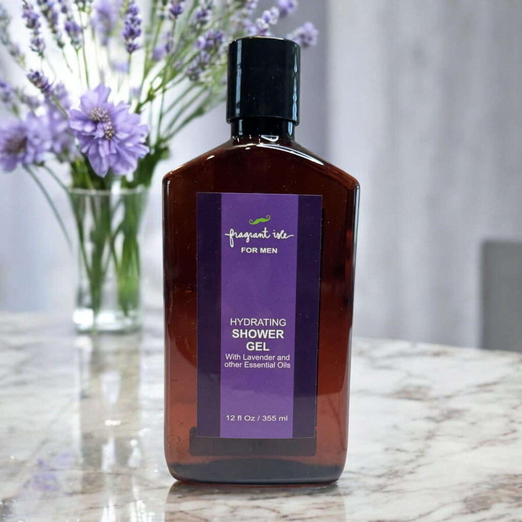 Men's Lavender Shower Gel - 10 oz – Fragrant Isle Lavender Farm & Shop